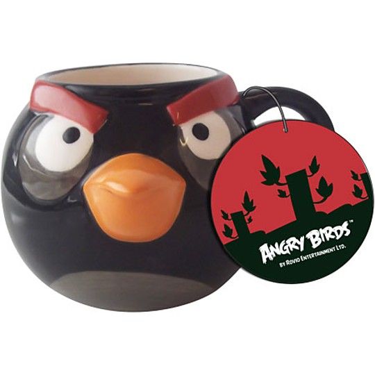 Taza "Angry Birds" Negra