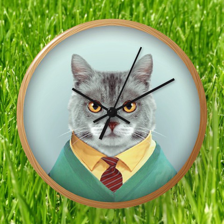 Reloj de Pared con Animales Retratados
