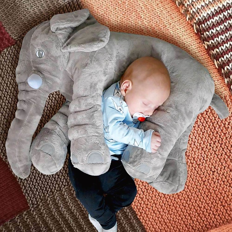 Almohada para bebés con forma de elefante