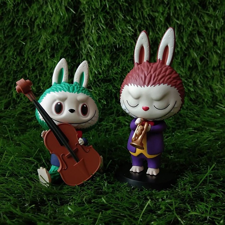 Muñecos coleccionables en caja sorpresa Labubu serie Forest Concert