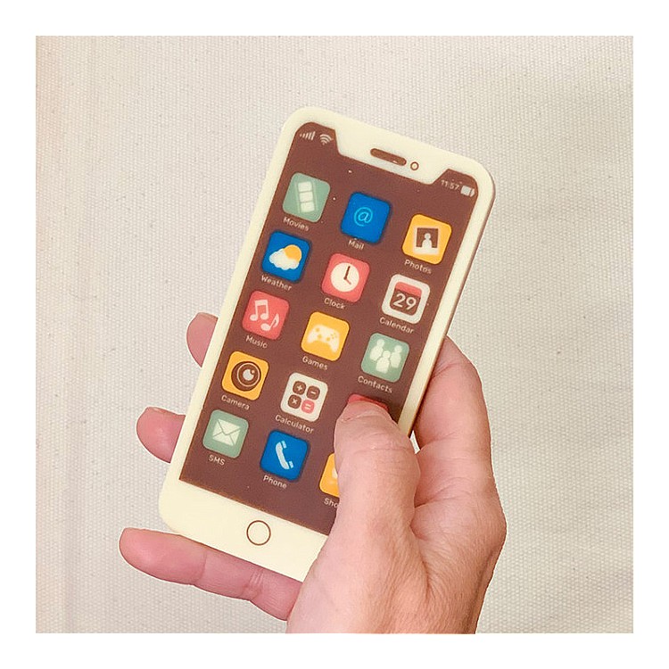 Smartphone de chocolate
