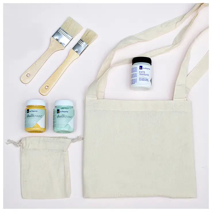 Kit DIY Tote Bag con Foto Transfer