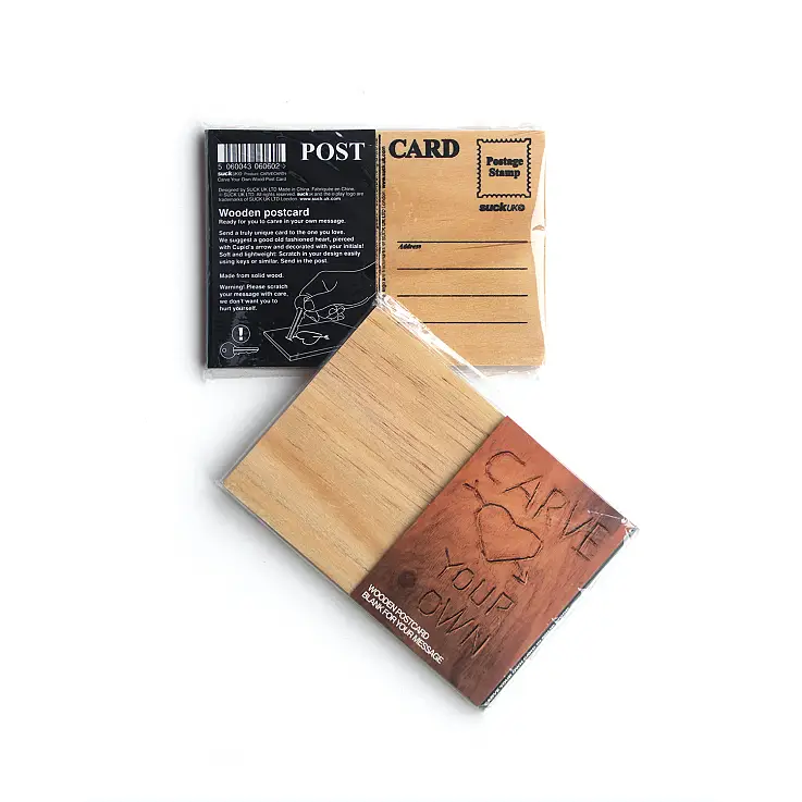 Postal de Madera DIY