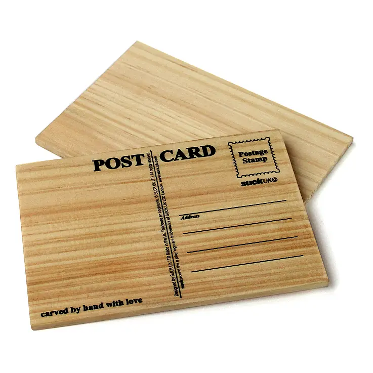 Postal de Madera DIY